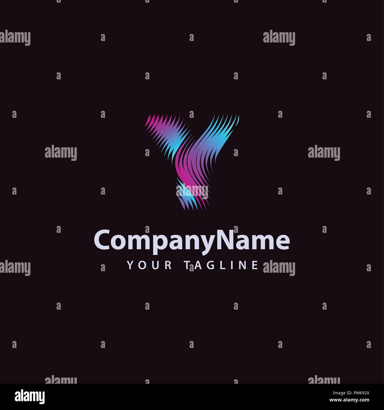 Line y letter hi-res stock photography and images - Alamy