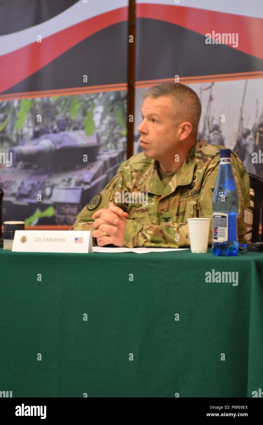 U.S. Army Col. Michael Simmering, commander, 3rd Armored Brigade Combat ...