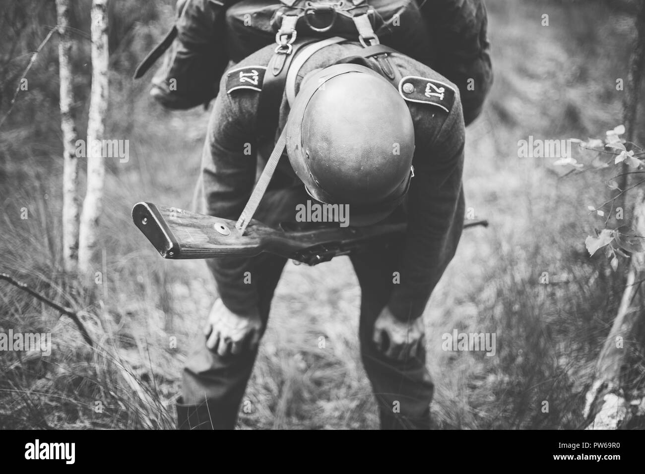 Tired soldier hi-res stock photography and images - Alamy