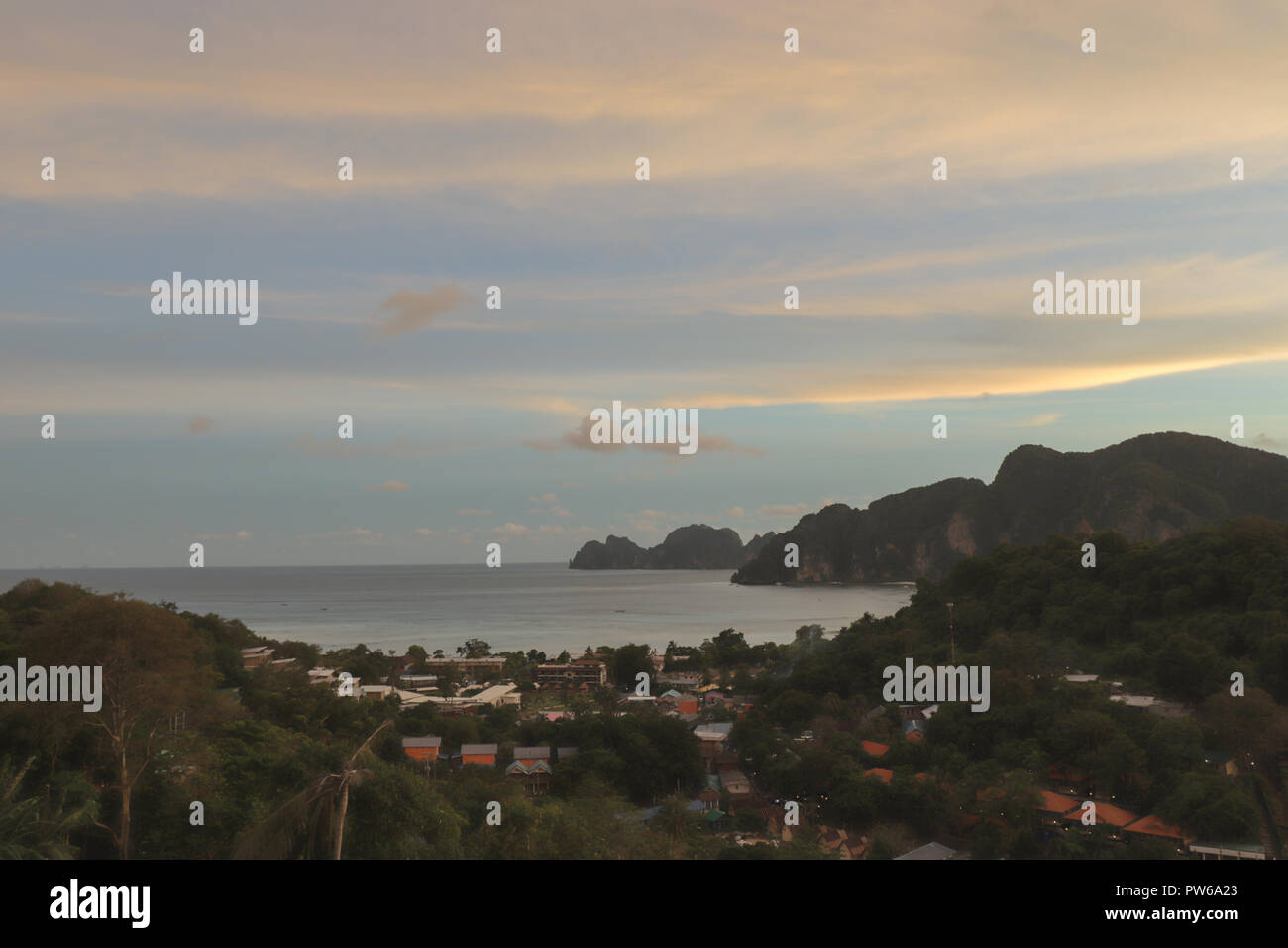 Koh phi phi viewpoint Stock Photo - Alamy