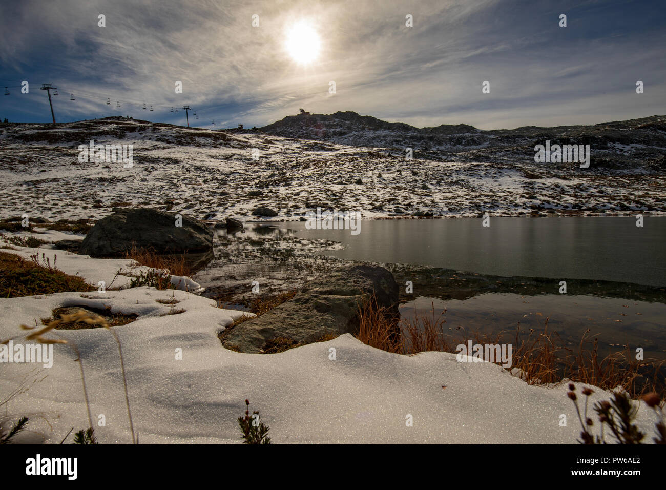 Sun on ice, noon, midday, winter hi-res stock photography and images ...