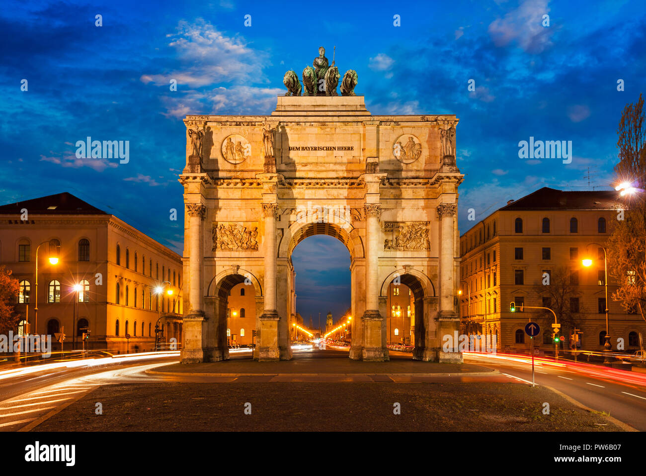 Victory gate bavaria hi-res stock photography and images - Alamy