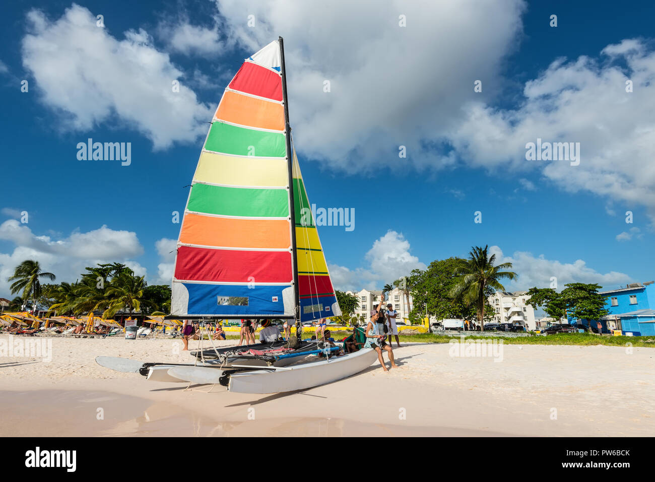 Barbados pebbles beach bridgetown hi-res stock photography and images ...