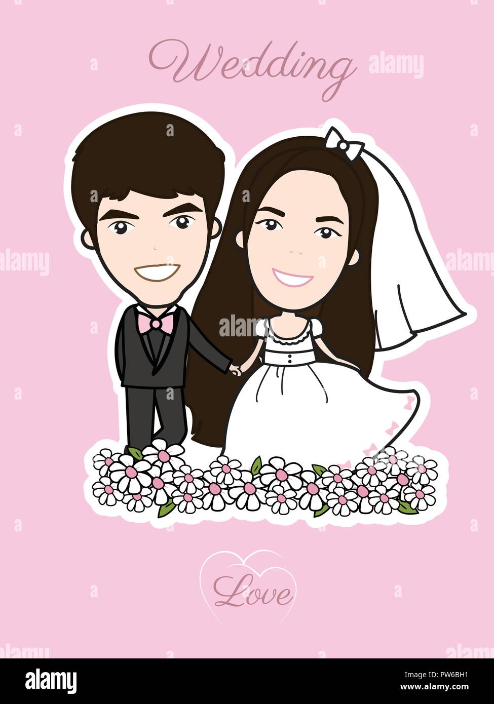 Bride groom holding ring Stock Vector Images - Alamy