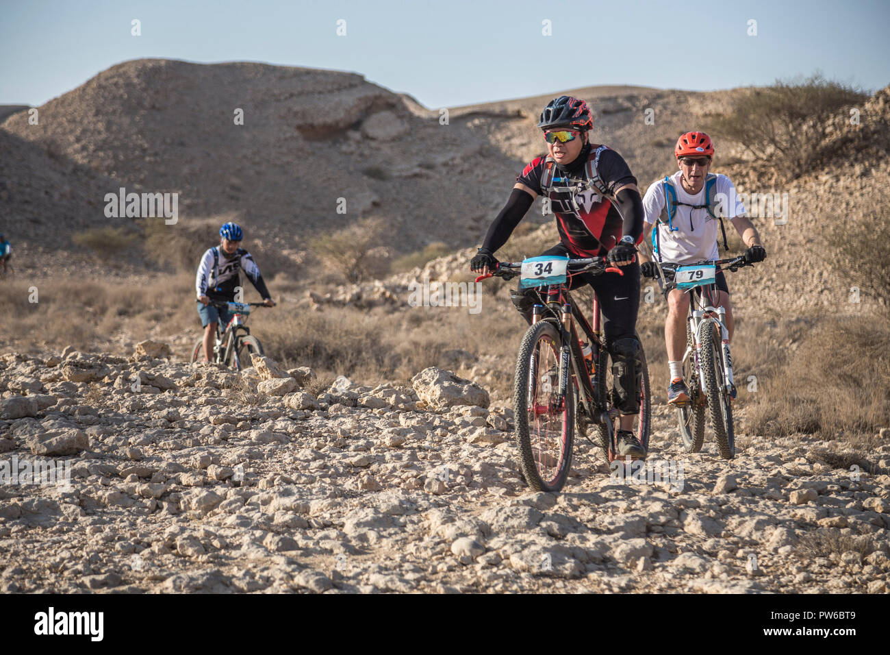 Mountain Bike Race, Cross country, Muscat, Oman Stock Photo - Alamy