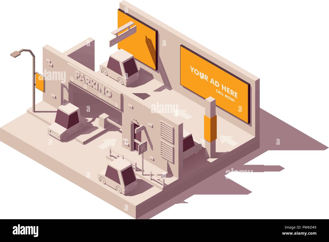 Car poster advertising Stock Vector Images - Alamy