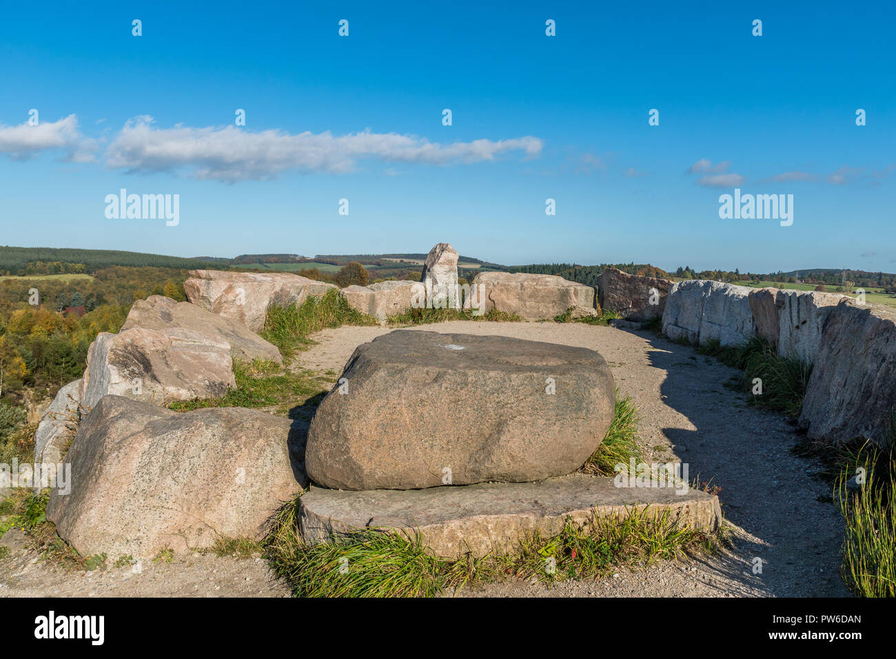 Artwork A Place of Origin, Kemnay Stock Photo - Alamy