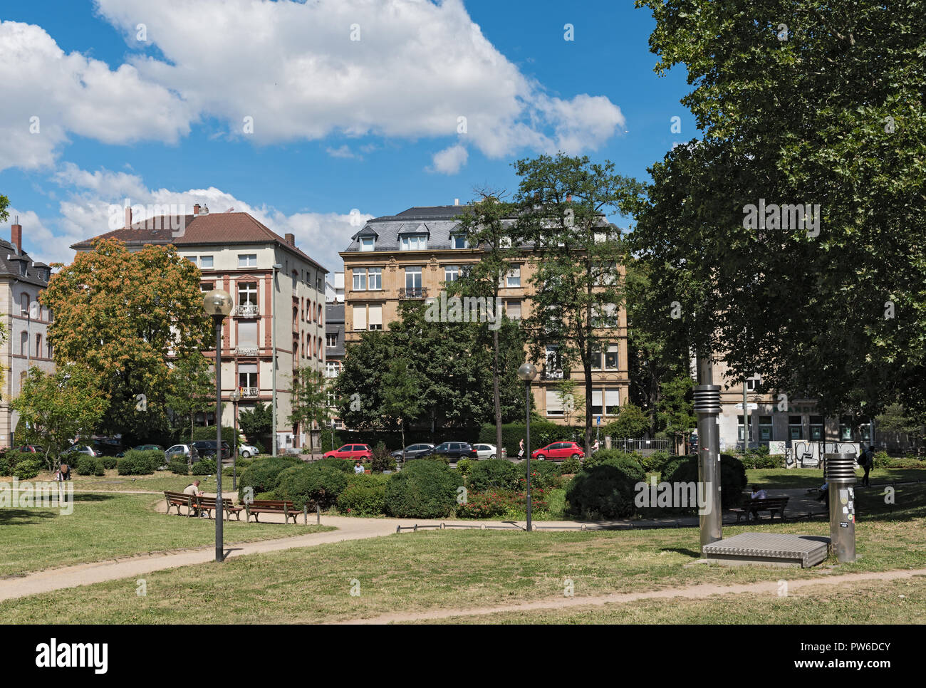 baseler platz square in downtown frankfurt, germany Stock Photo - Alamy