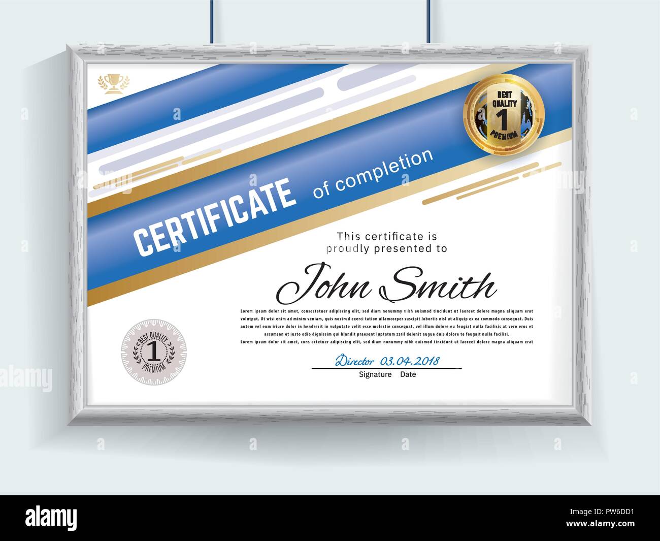 Blue black triangle design hi-res stock photography and images - Alamy