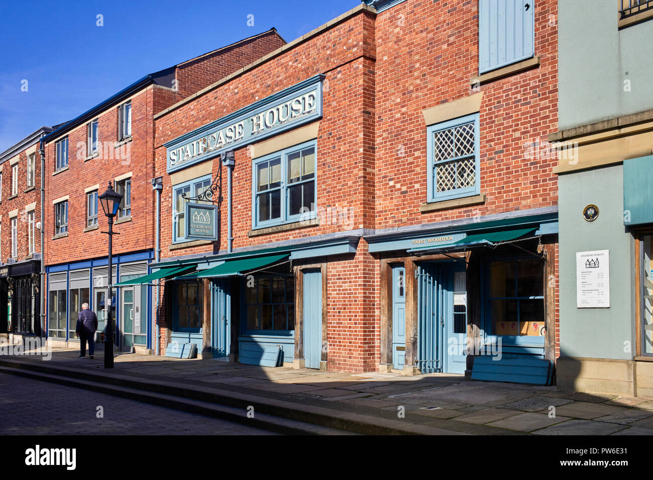 Staircase House museum and tourist information in Stockport Stock Photo ...