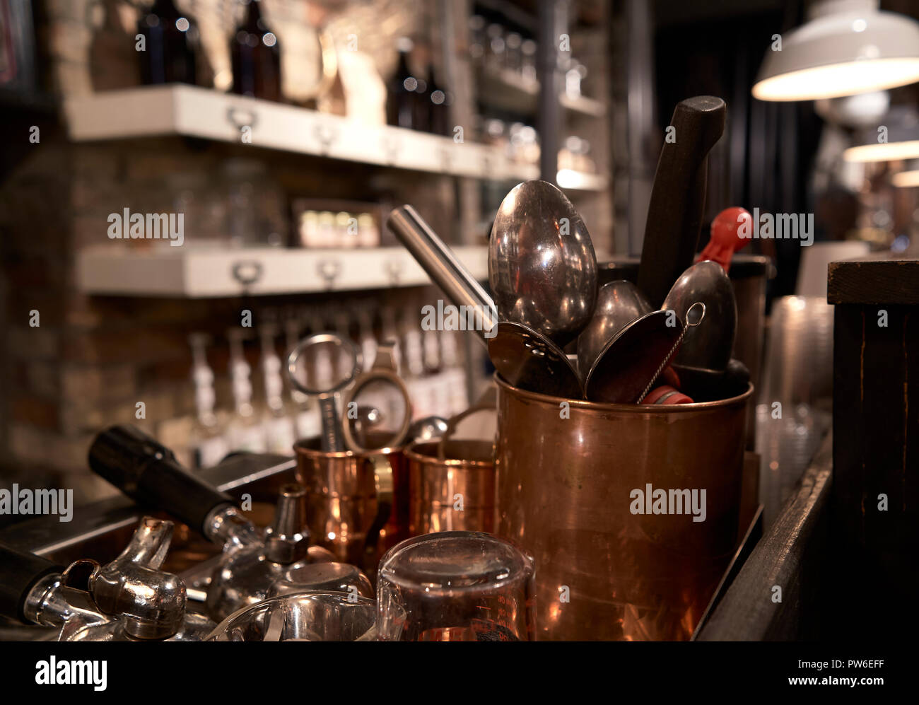 Coffee store staff Stock Photo - Alamy
