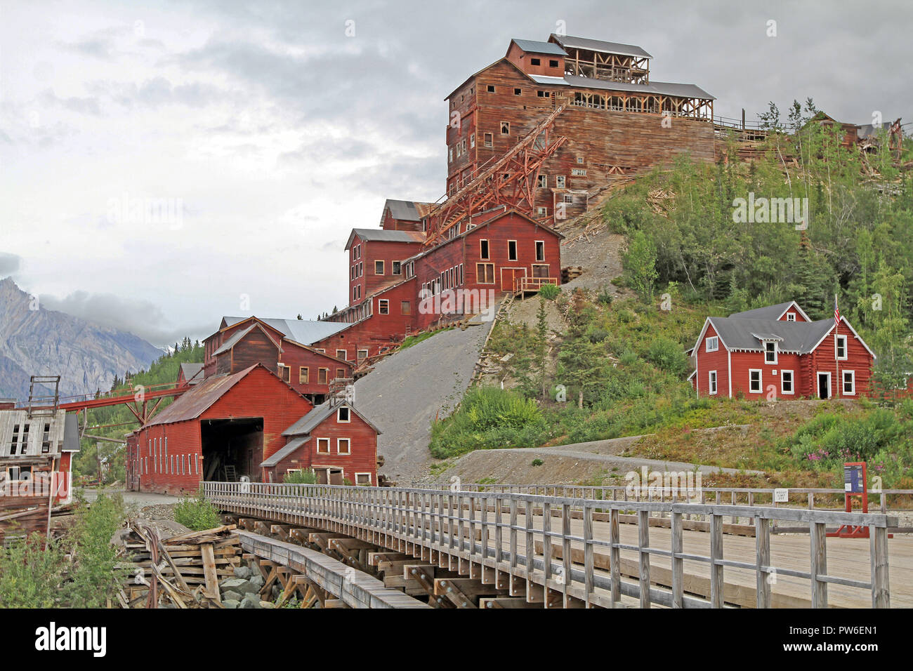 Historic copper mining buildings hi-res stock photography and images ...