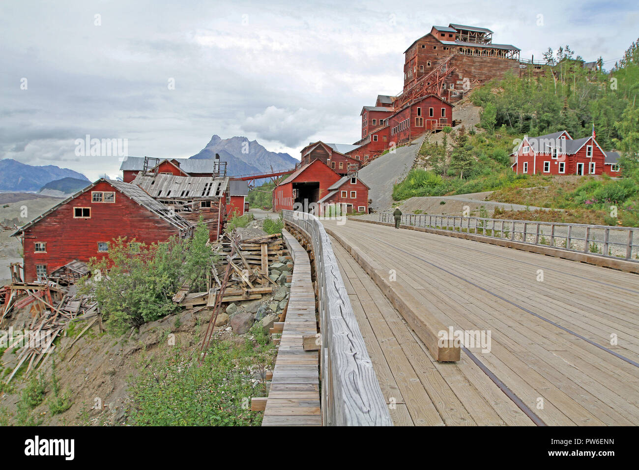 red buildings including the historic 14-story Kennicott Concentration ...