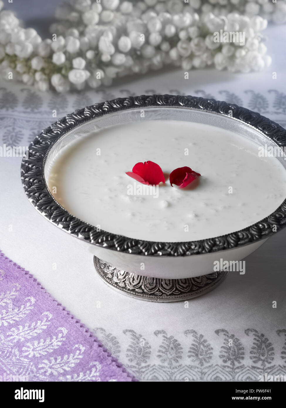 KHEER, A TRADITIONAL INDIAN DESSERT MADE FROM RICE AND MILK Stock Photo ...