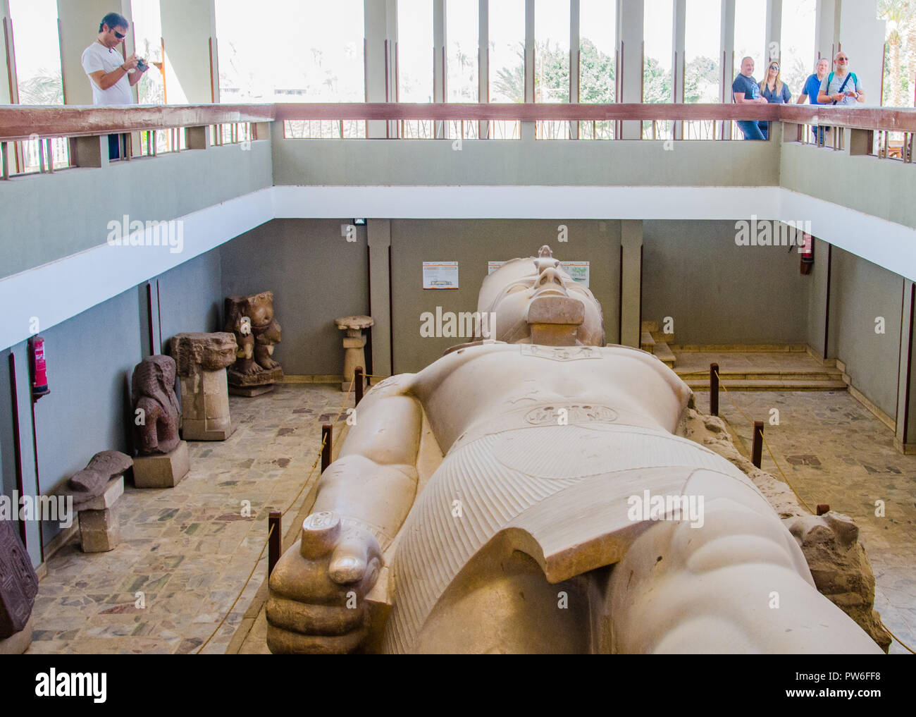 Memphis Unesco World Heritage, Cairo, Egypt - April 2018. Ancient ...