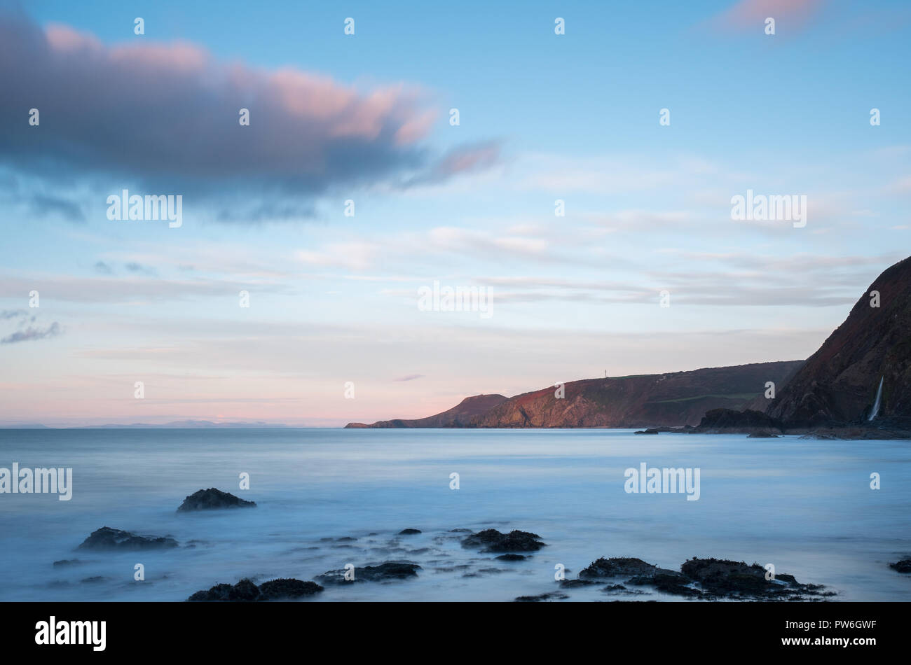 Tresaith beach, Aberporth, Wales Stock Photo - Alamy