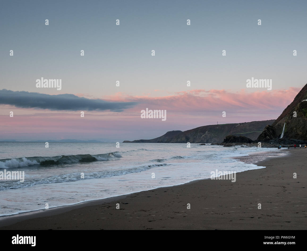 Tresaith beach, Aberporth, Wales Stock Photo - Alamy