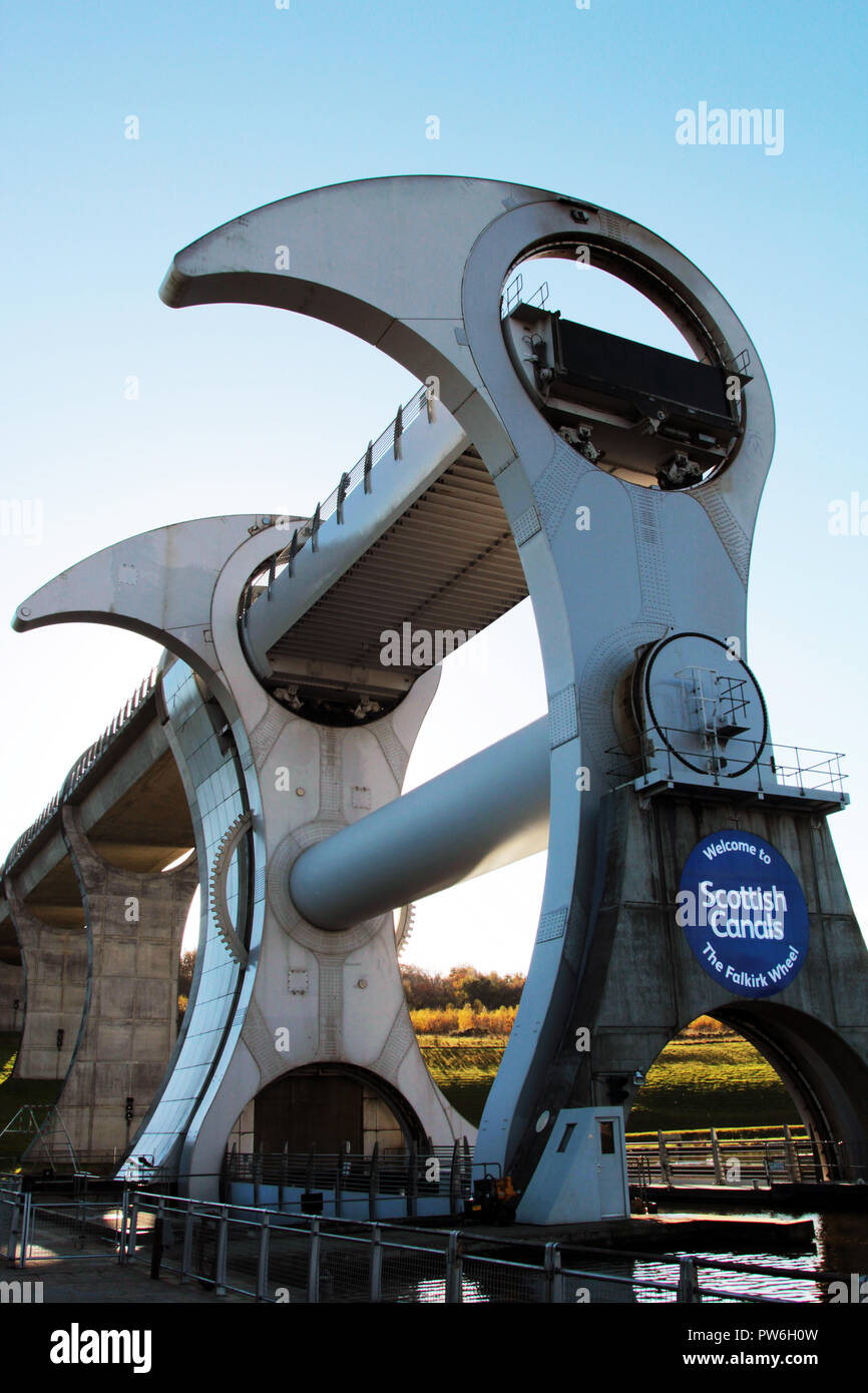 The Falkirk Wheel Stock Photo - Alamy