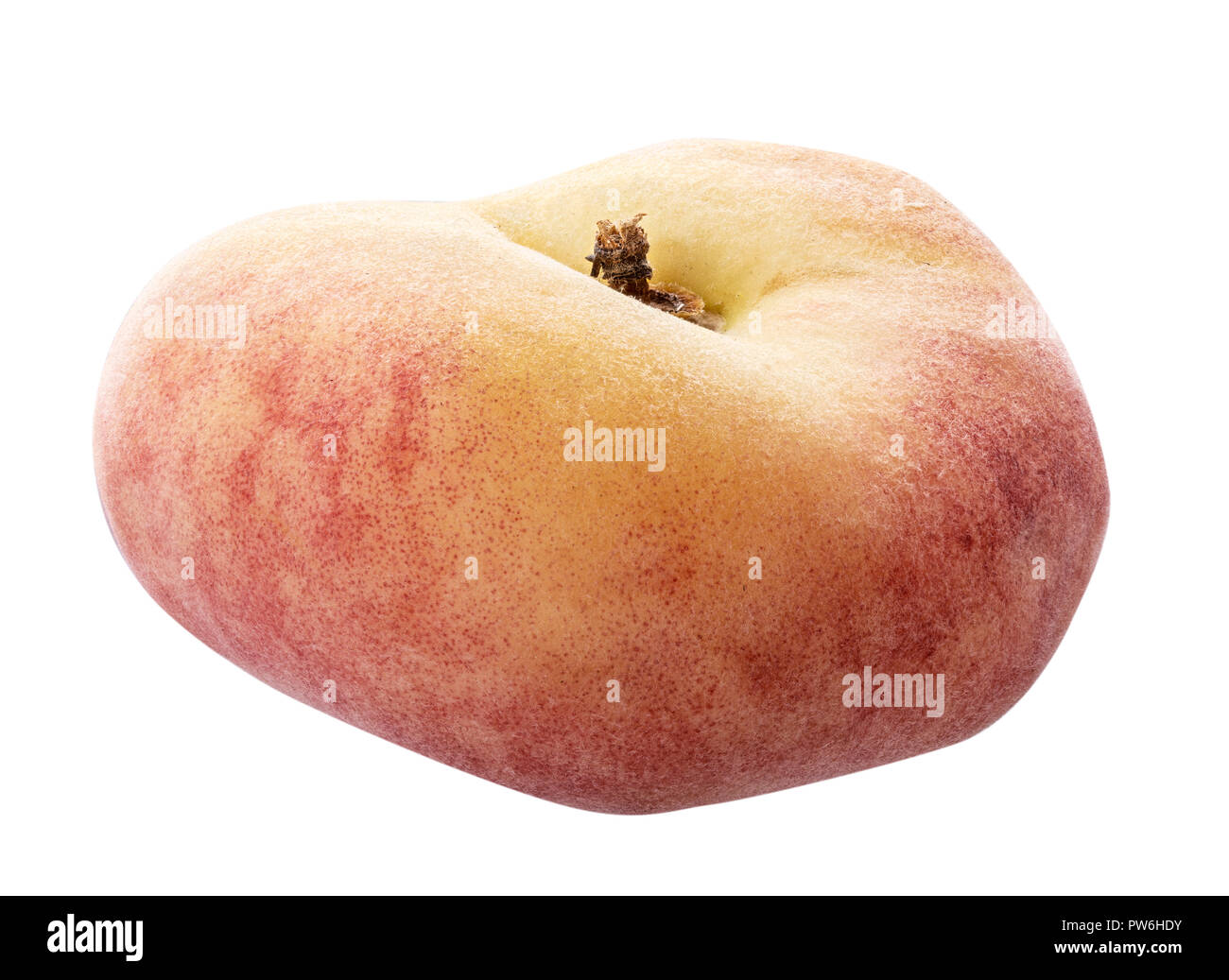 Fig peach isolated on white background Stock Photo - Alamy