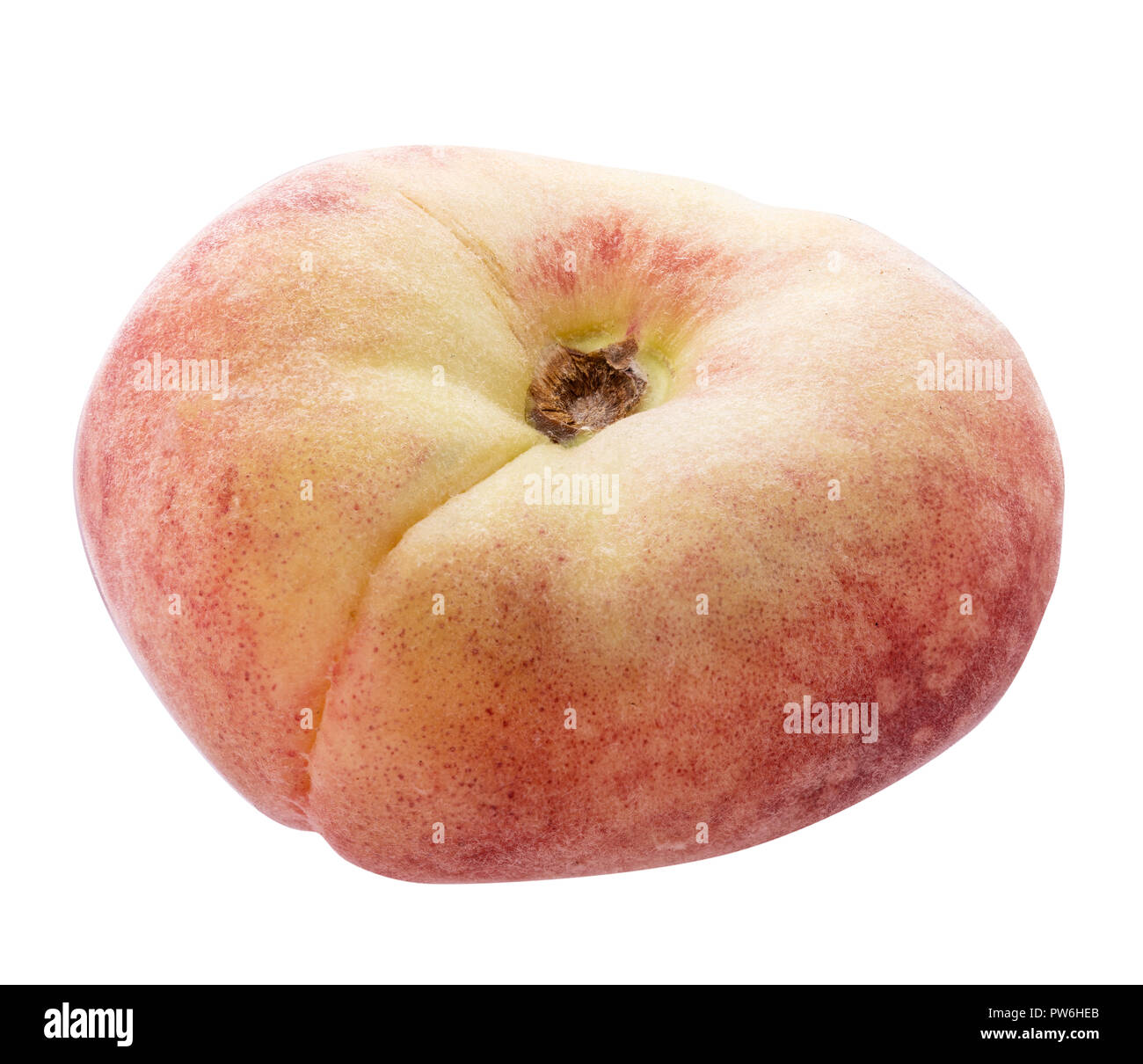 Fig peach isolated on white background Stock Photo - Alamy