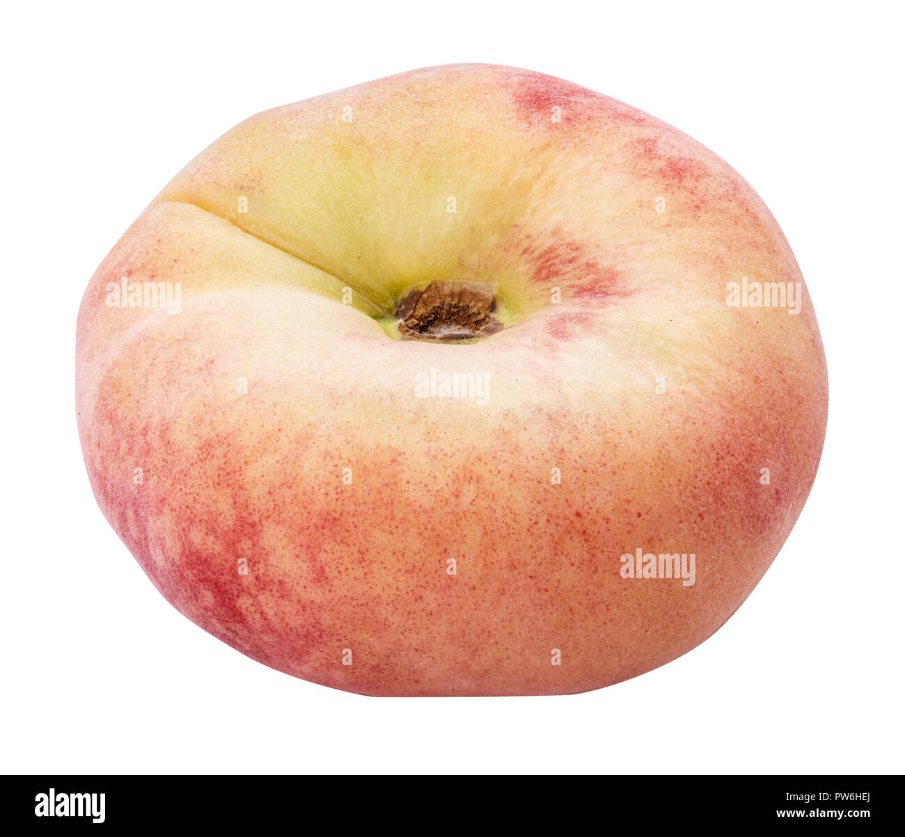 Fig peach isolated on white background Stock Photo - Alamy