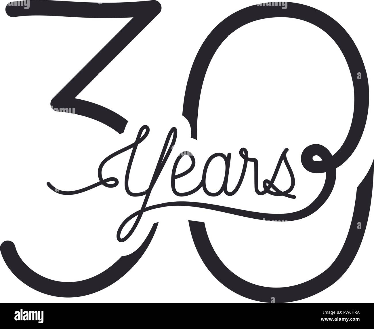 Which is celebrating its 30th anniversary Stock Vector Images - Alamy