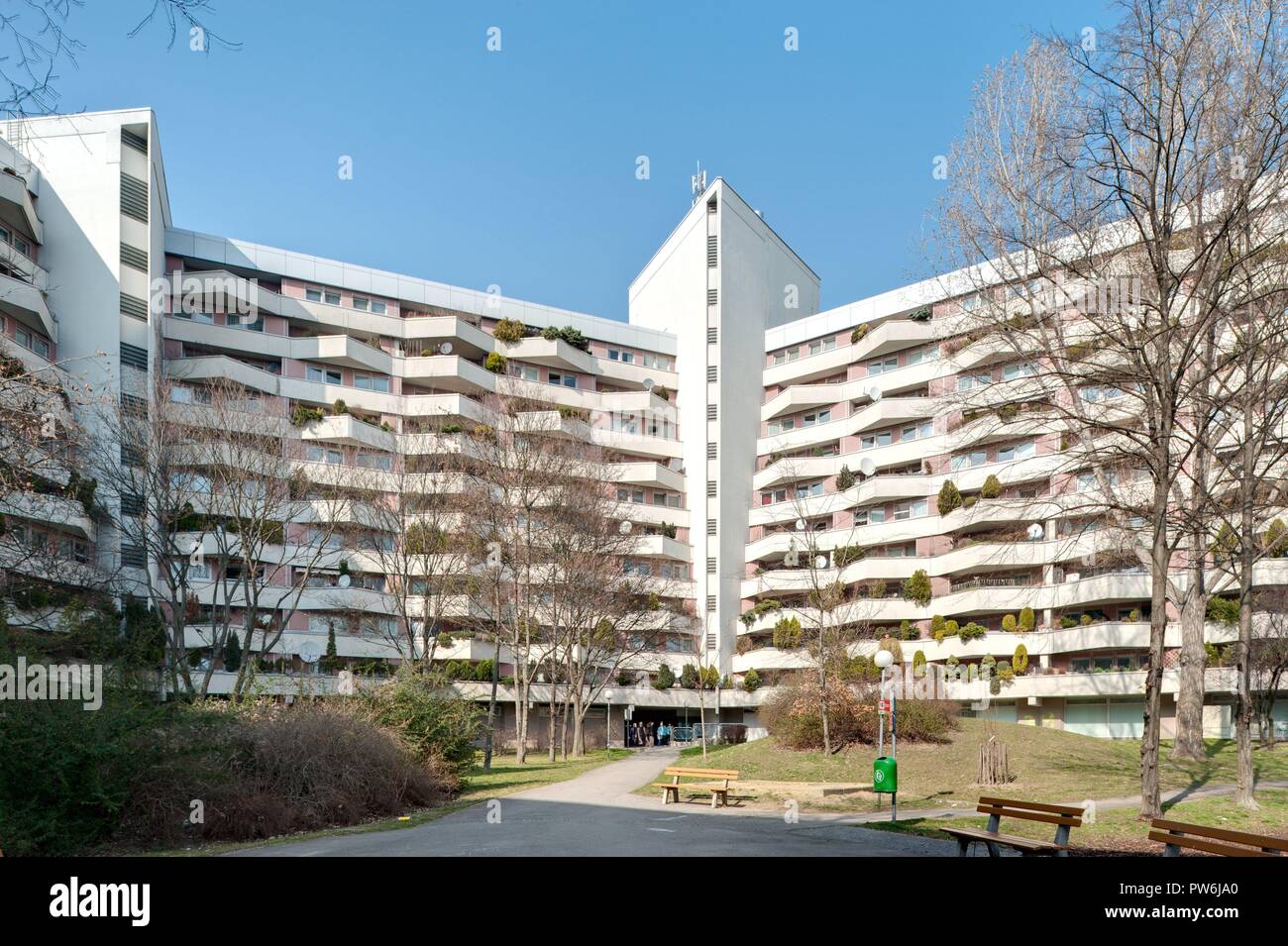 Wien, Gemeindebau der 1970er Jahre, Per-Albin-Hansson-Siedlung Ost ...