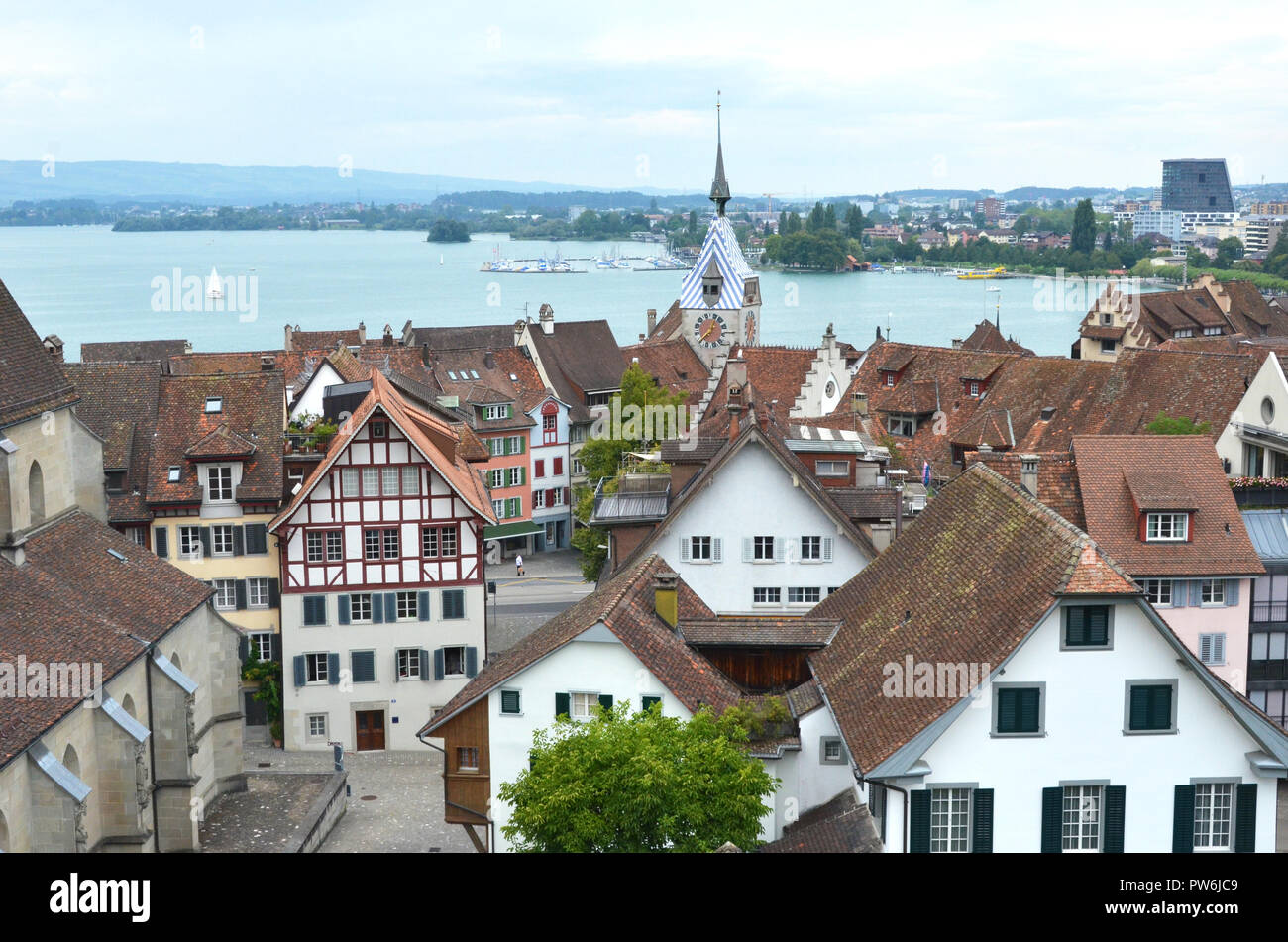 Zug town, Switzerland Stock Photo - Alamy