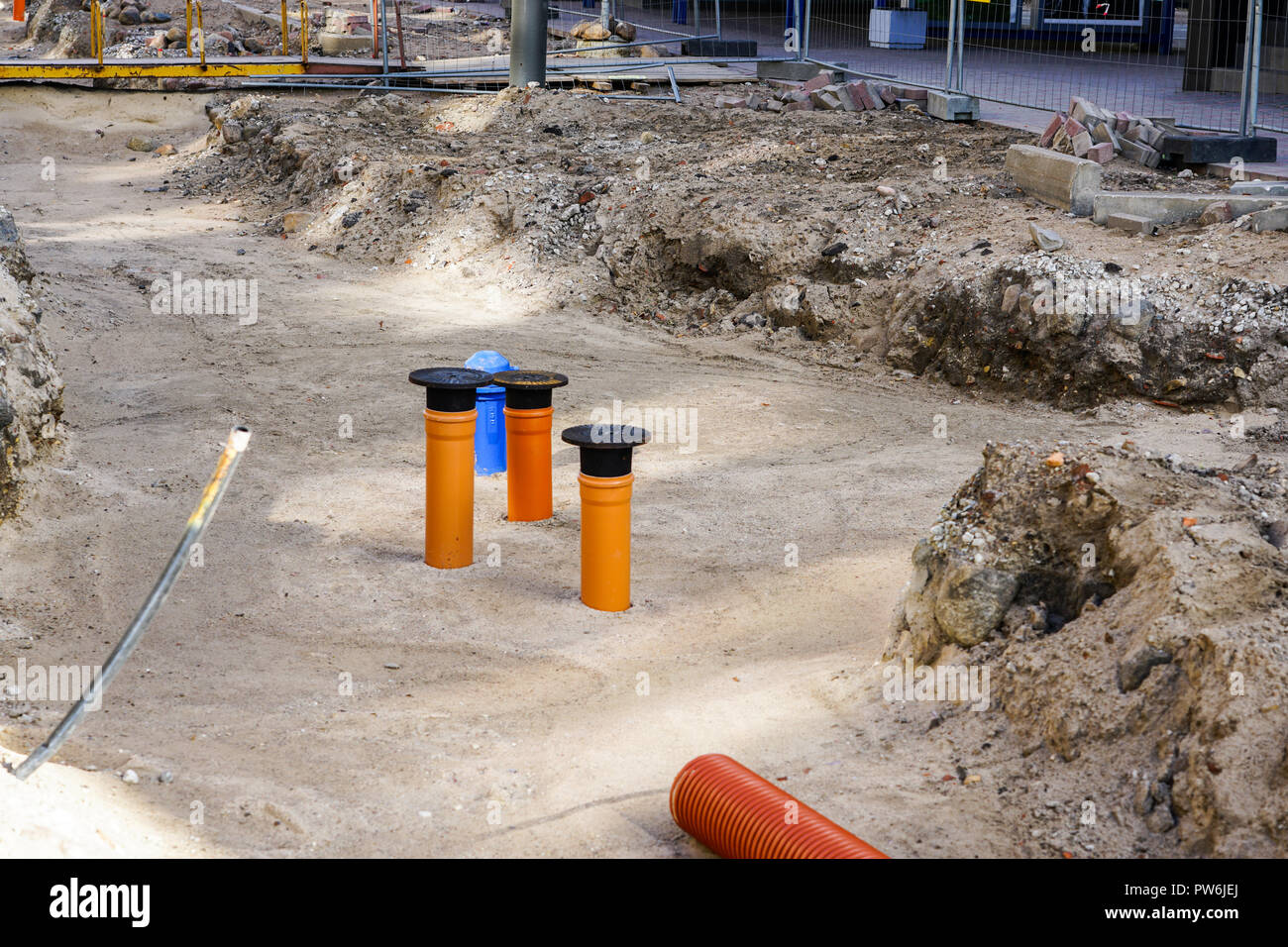 repair and replacement of underground communications on the city street ...