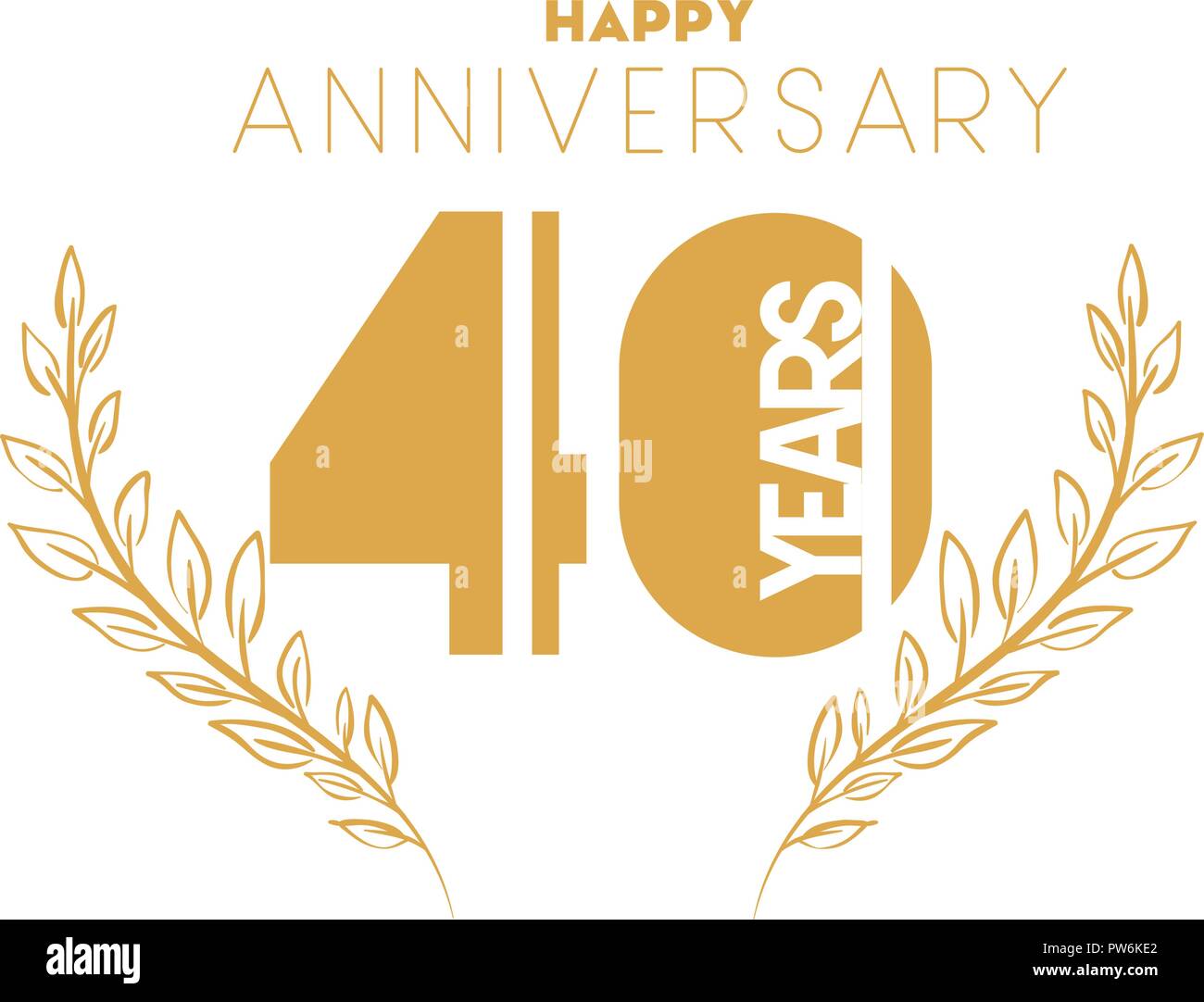40th Anniversary Clip Art