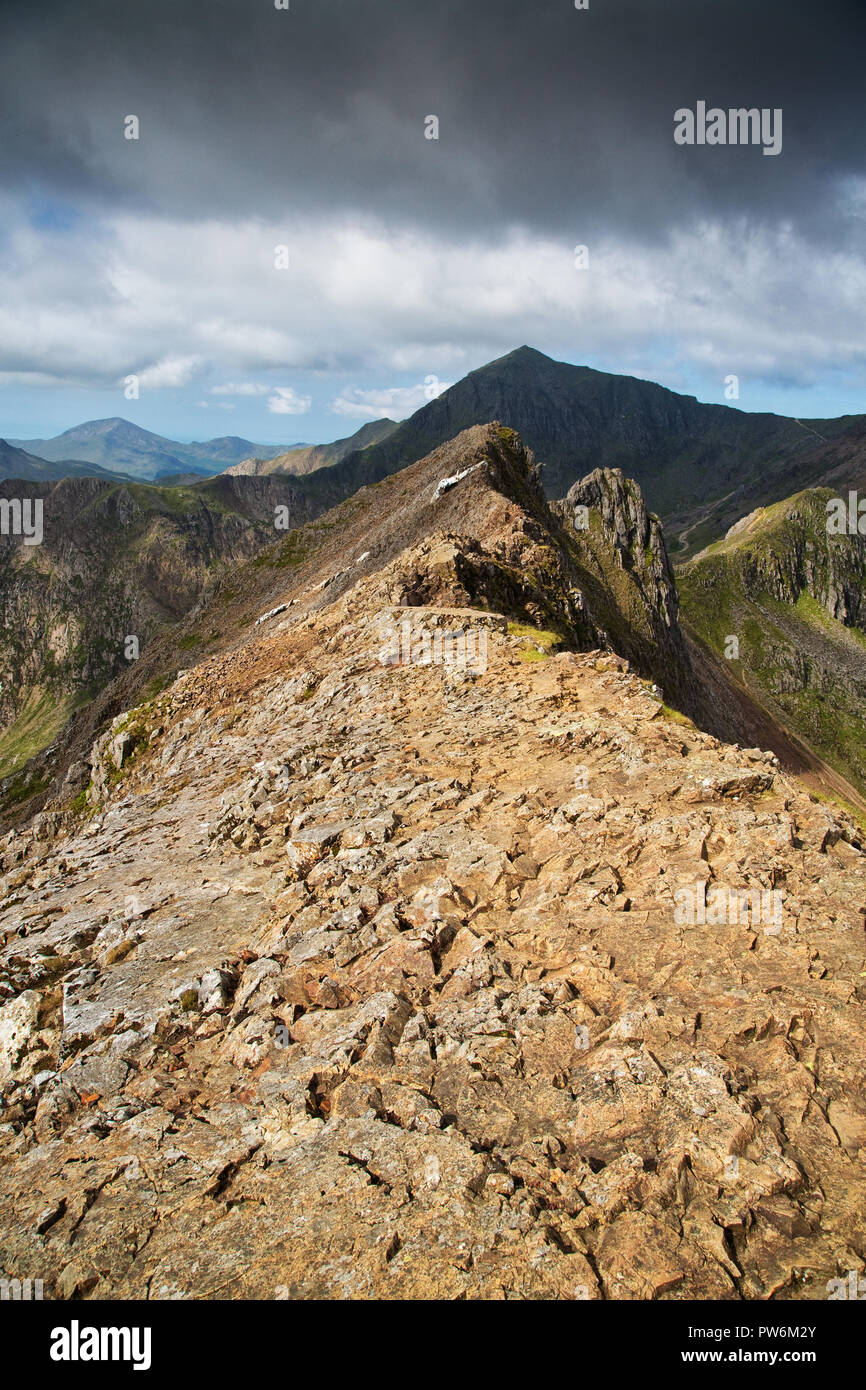 Crib goch eryri national park hi-res stock photography and images - Alamy