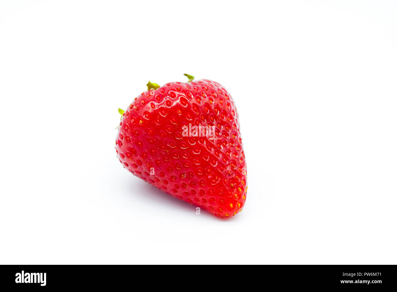 strawberry isolated on white background Stock Photo - Alamy