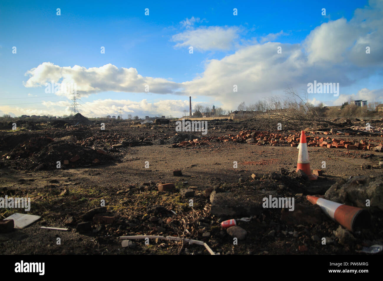 A waste land and site for building development in the west of Scotland ...
