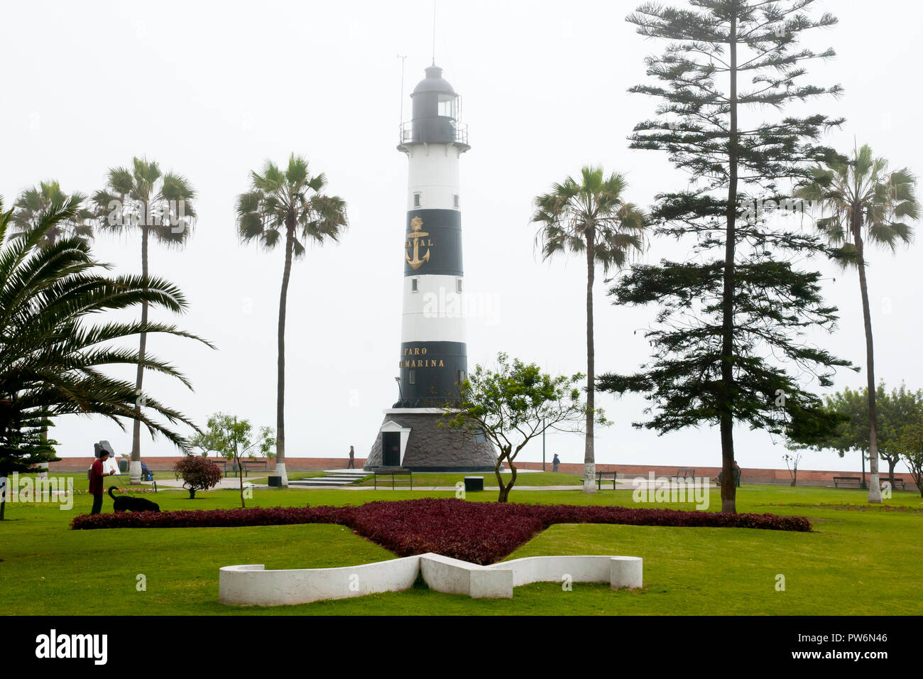 La Marina Lighthouse - Lima - Peru Stock Photo - Alamy