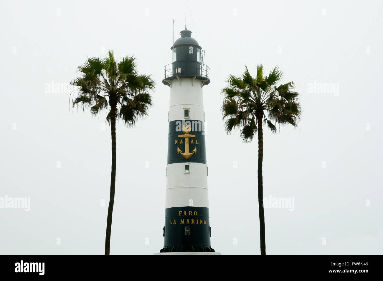 La Marina Lighthouse - Lima - Peru Stock Photo - Alamy