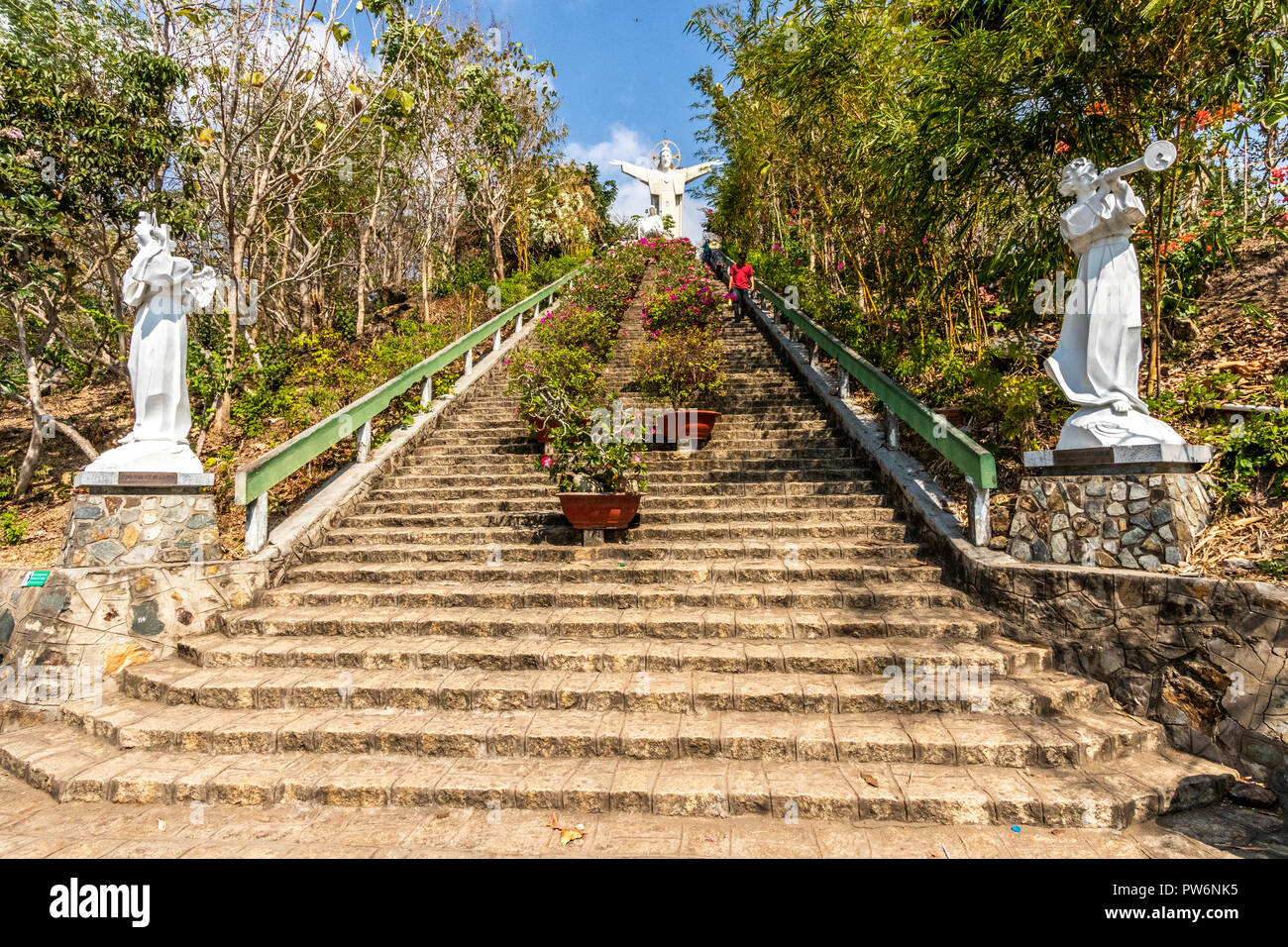 The statue of Christ of Vung Tau at Tuong Thanh Gioc overlooks the city ...