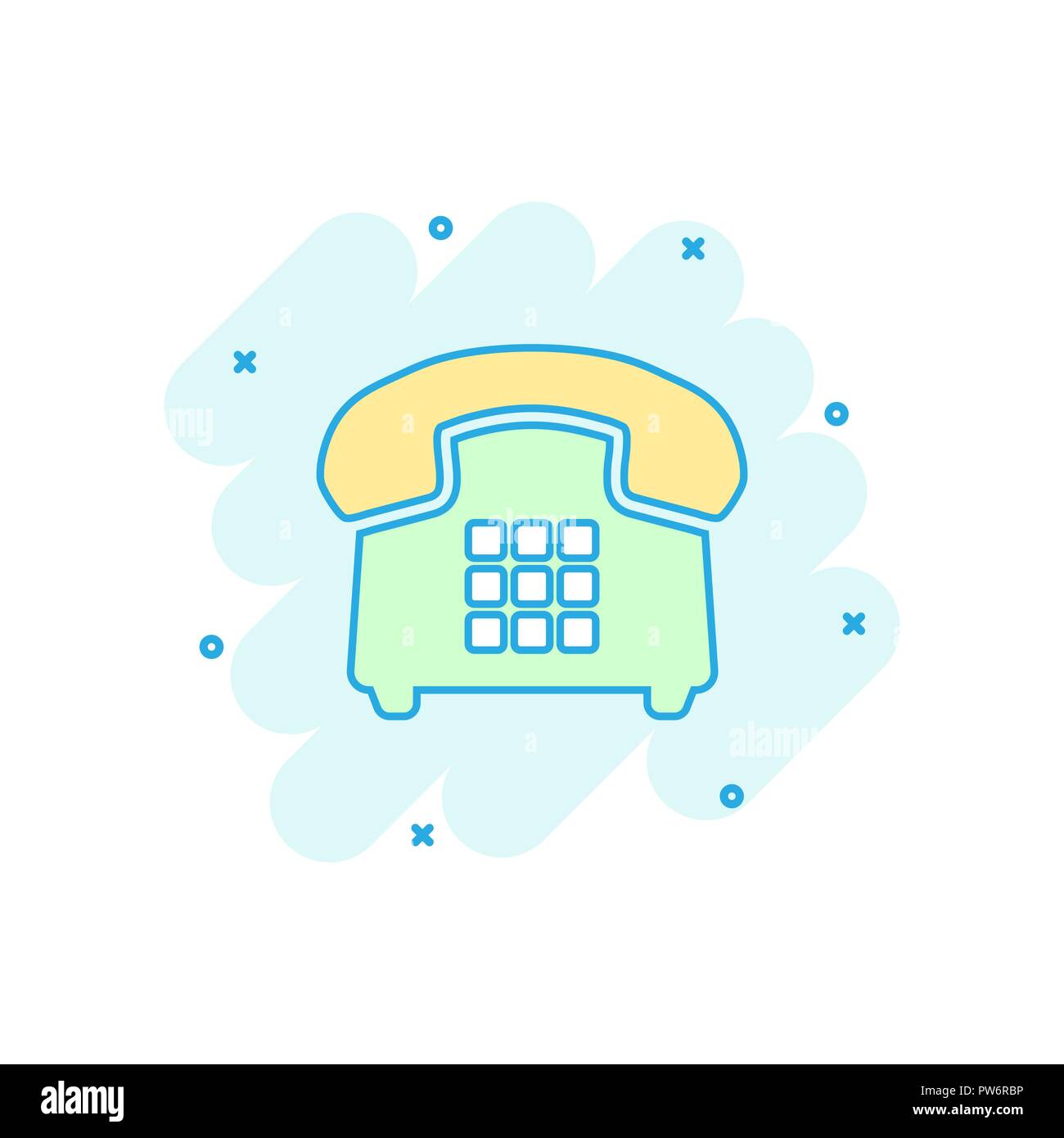 Cartoon phone drawing Stock Vector Images - Alamy