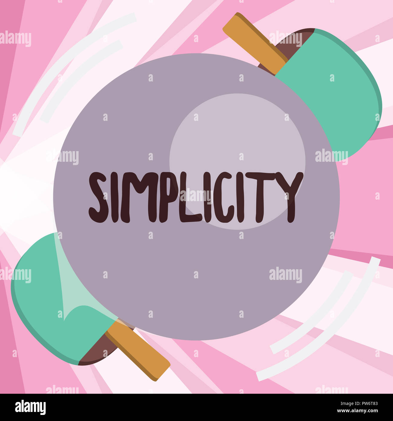 Conceptual hand writing showing Simplicity. Business photo showcasing ...