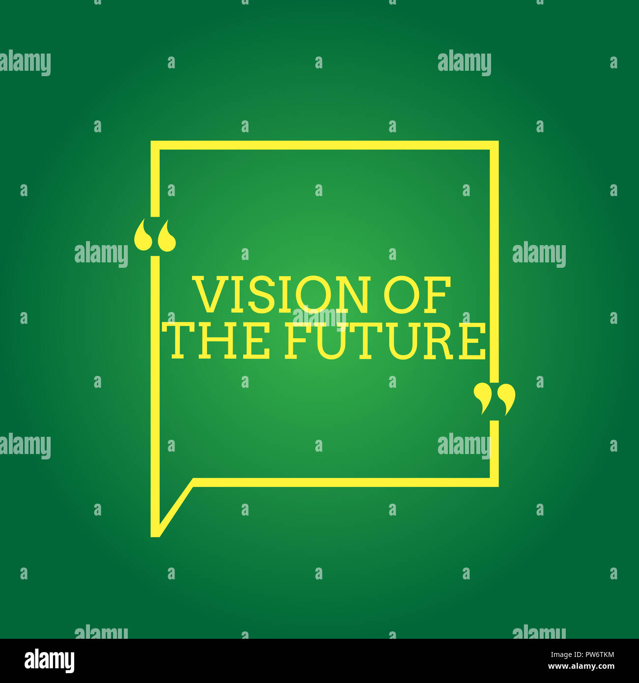 Text sign showing Vision Of The Future. Conceptual photo Seeing ...