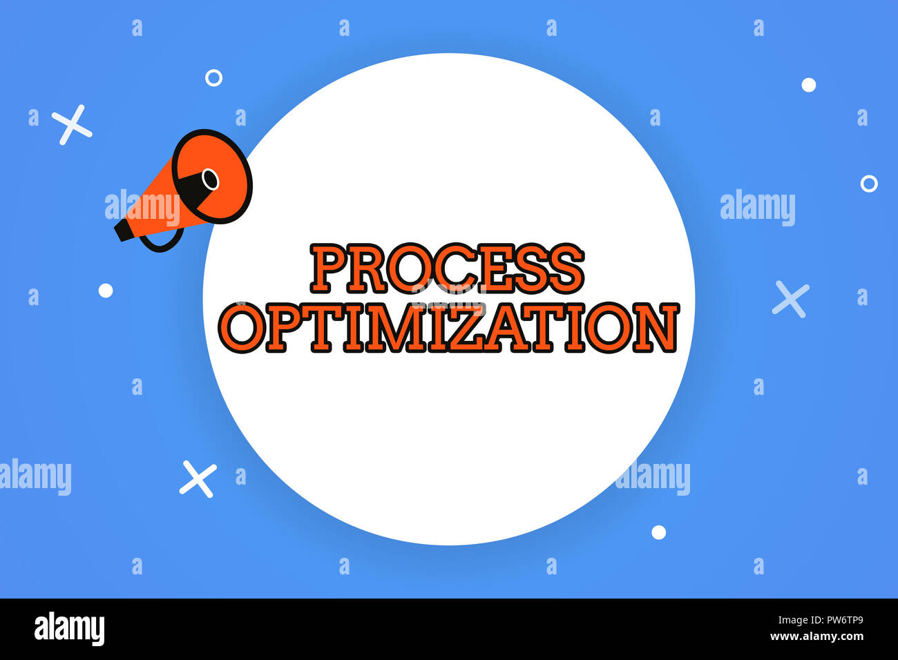 Word writing text Process Optimization. Business concept for Improve Organizations Efficiency ...