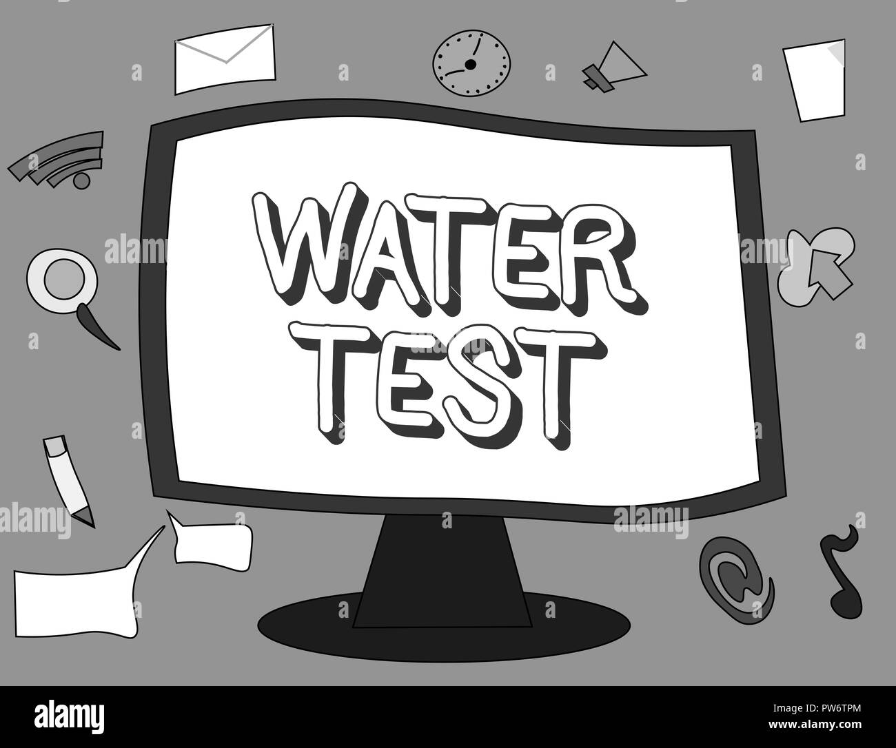 Word writing text Water Test. Business concept for Sampling of various ...