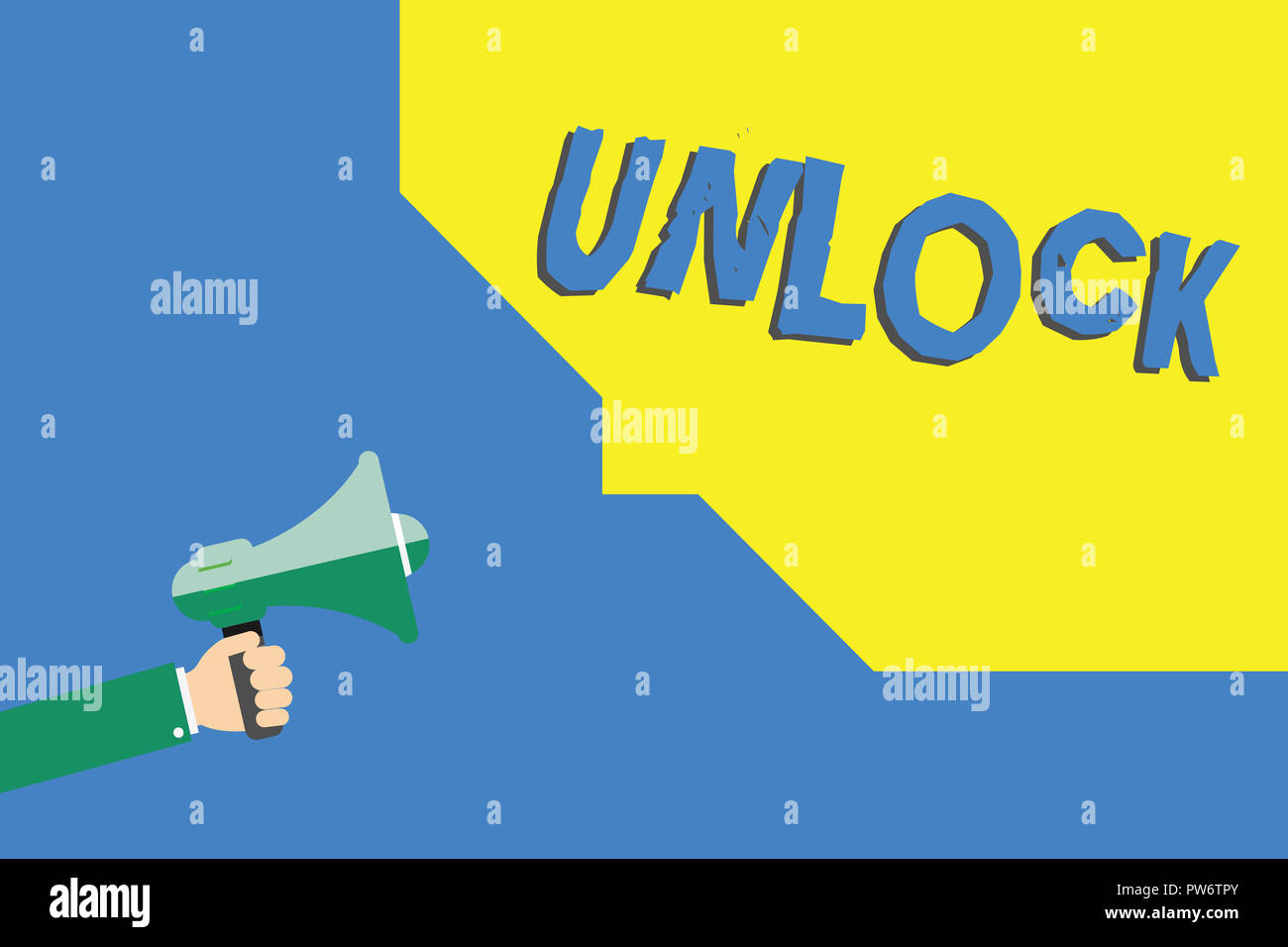 Handwriting Text Writing Unlock Concept Meaning Use Password Or Other