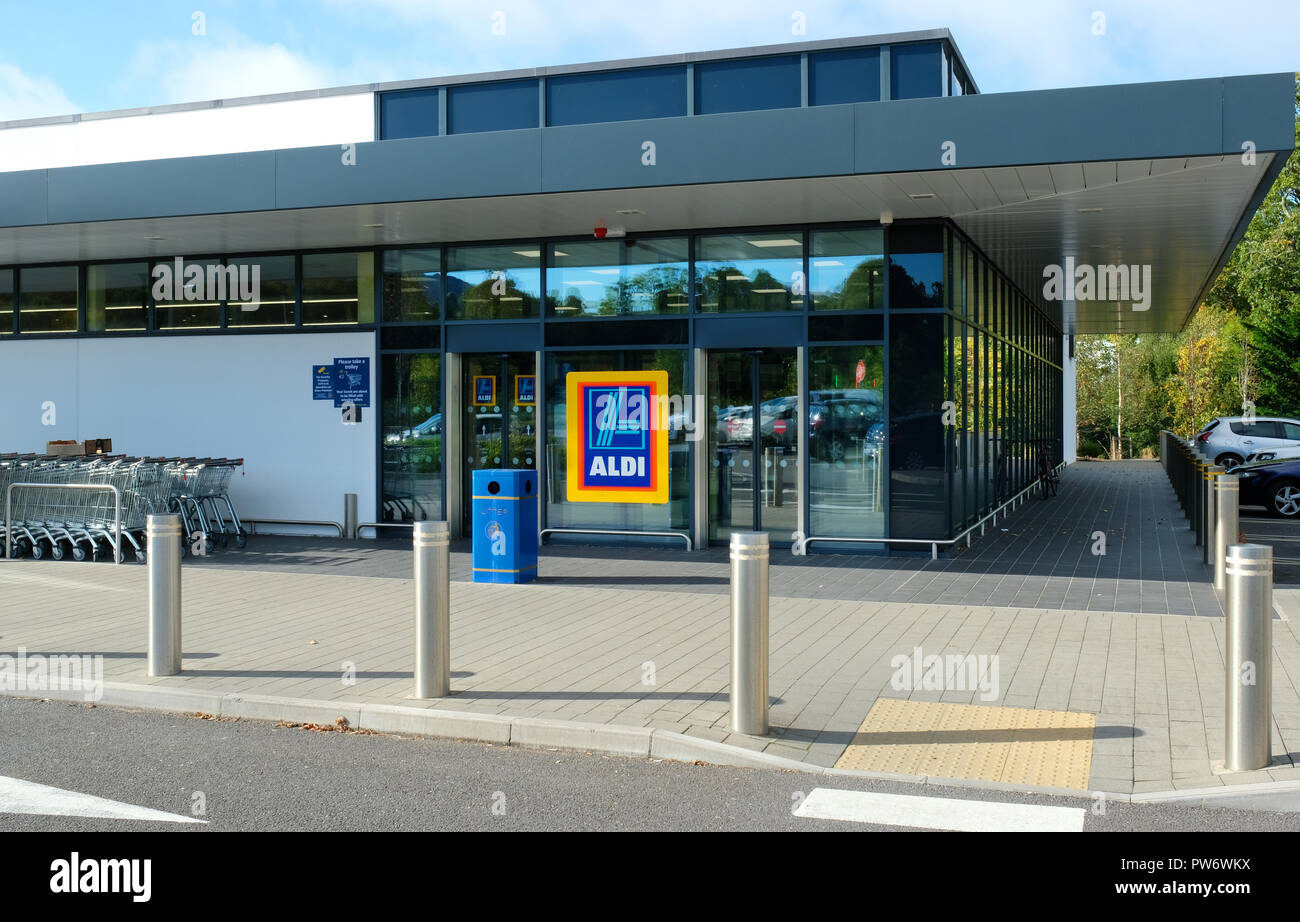 The german Aldi store in Kenmare, County Kerry, Ireland - John Gollop ...