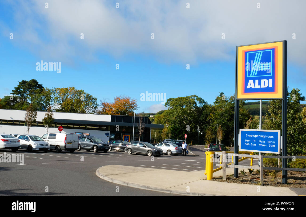 The german Aldi store in Kenmare, County Kerry, Ireland - John Gollop ...