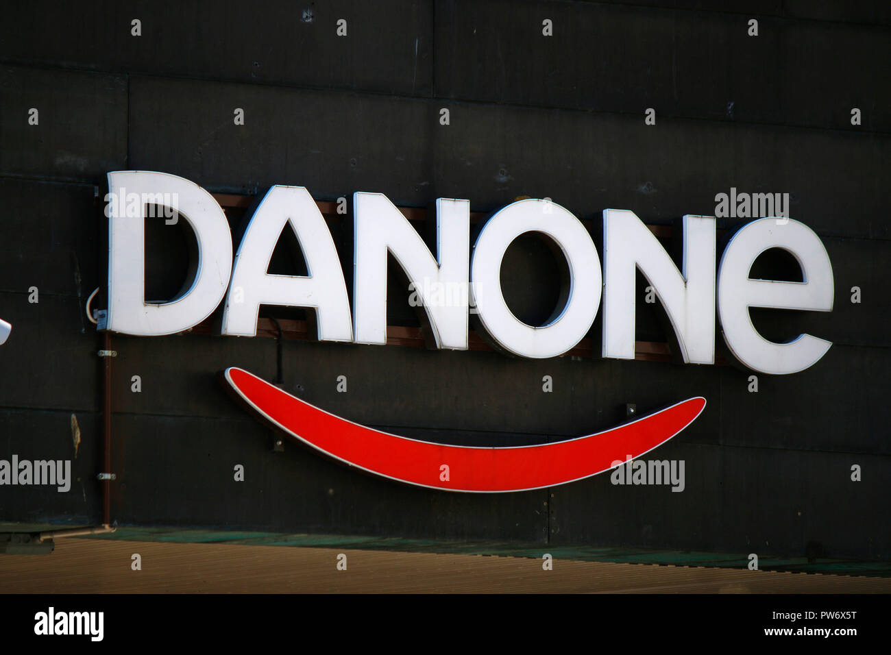 Danone logo hi-res stock photography and images - Alamy
