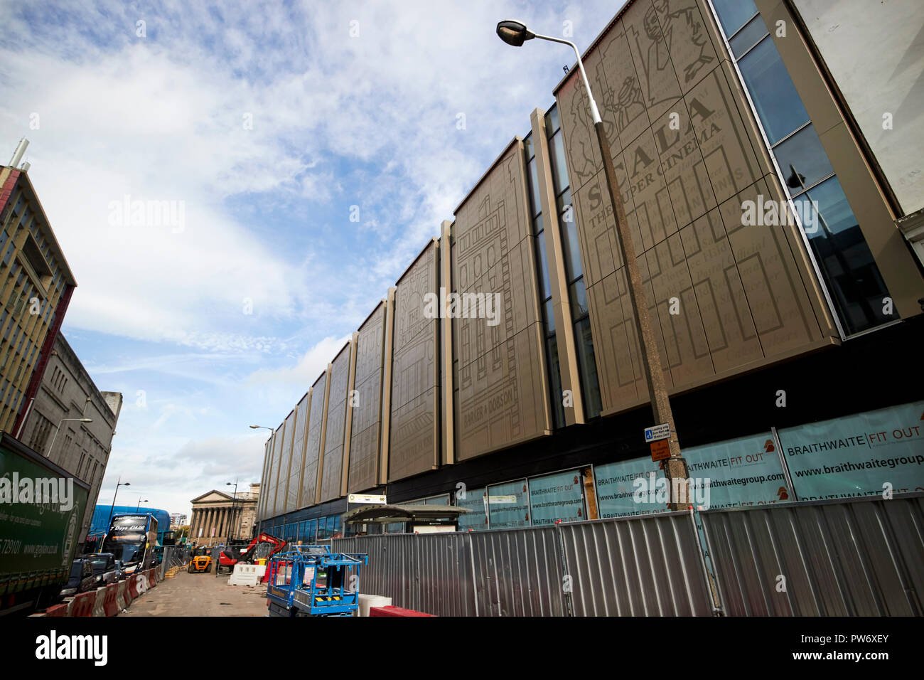 lime street redevelopment ongoing in Liverpool city centre Merseyside ...