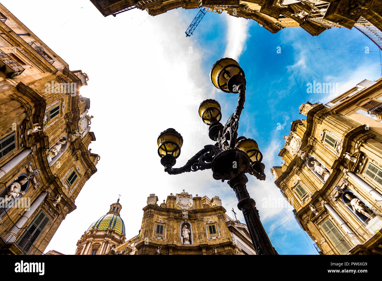 Quattro Canti, (Piazza Vigliena), is a Baroque square in Palermo ...