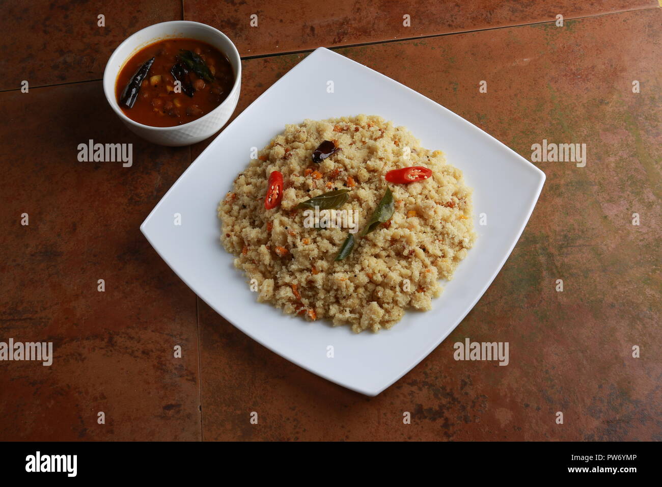 Uppumavu the Indian food Stock Photo - Alamy