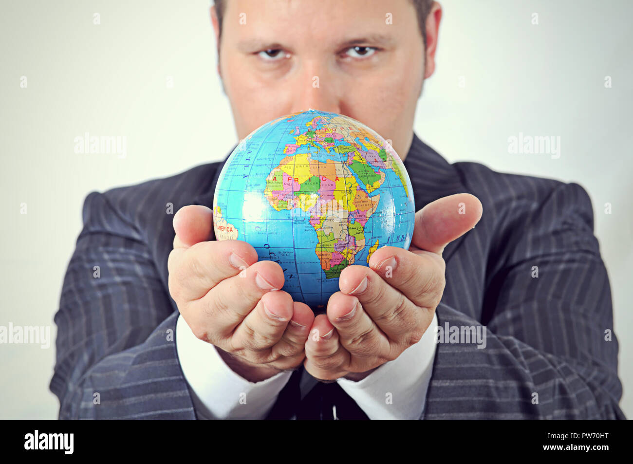 Holding map in dark hi-res stock photography and images - Alamy