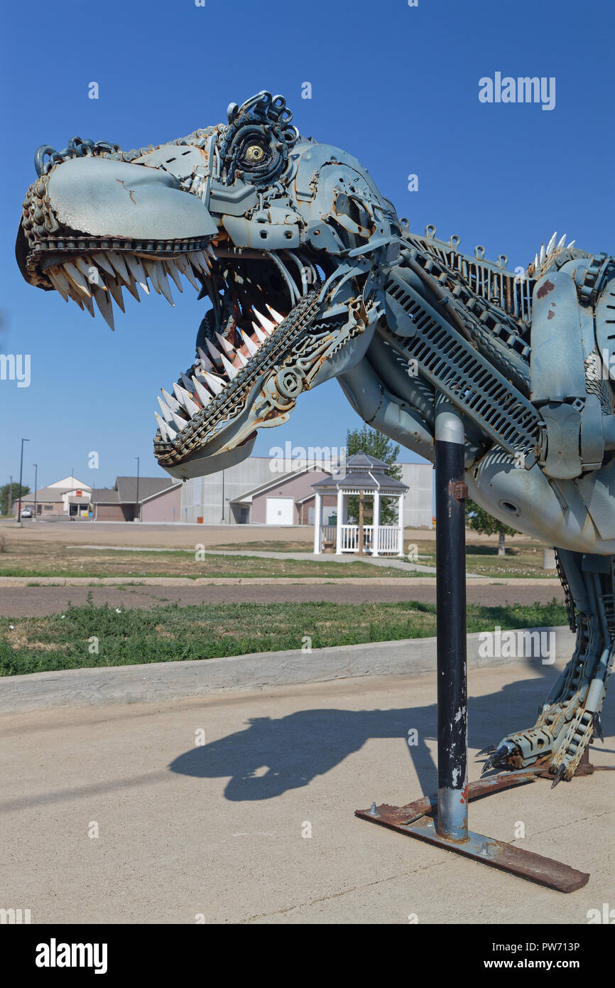 FAITH, SOUTH DAKOTA, September 7, 2018 : The town, known as Home of Sue ...